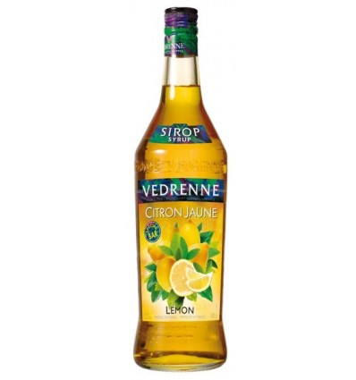 VEDRENNE SYRUP 1L CITRON JAUNE - Vanniyom Wine