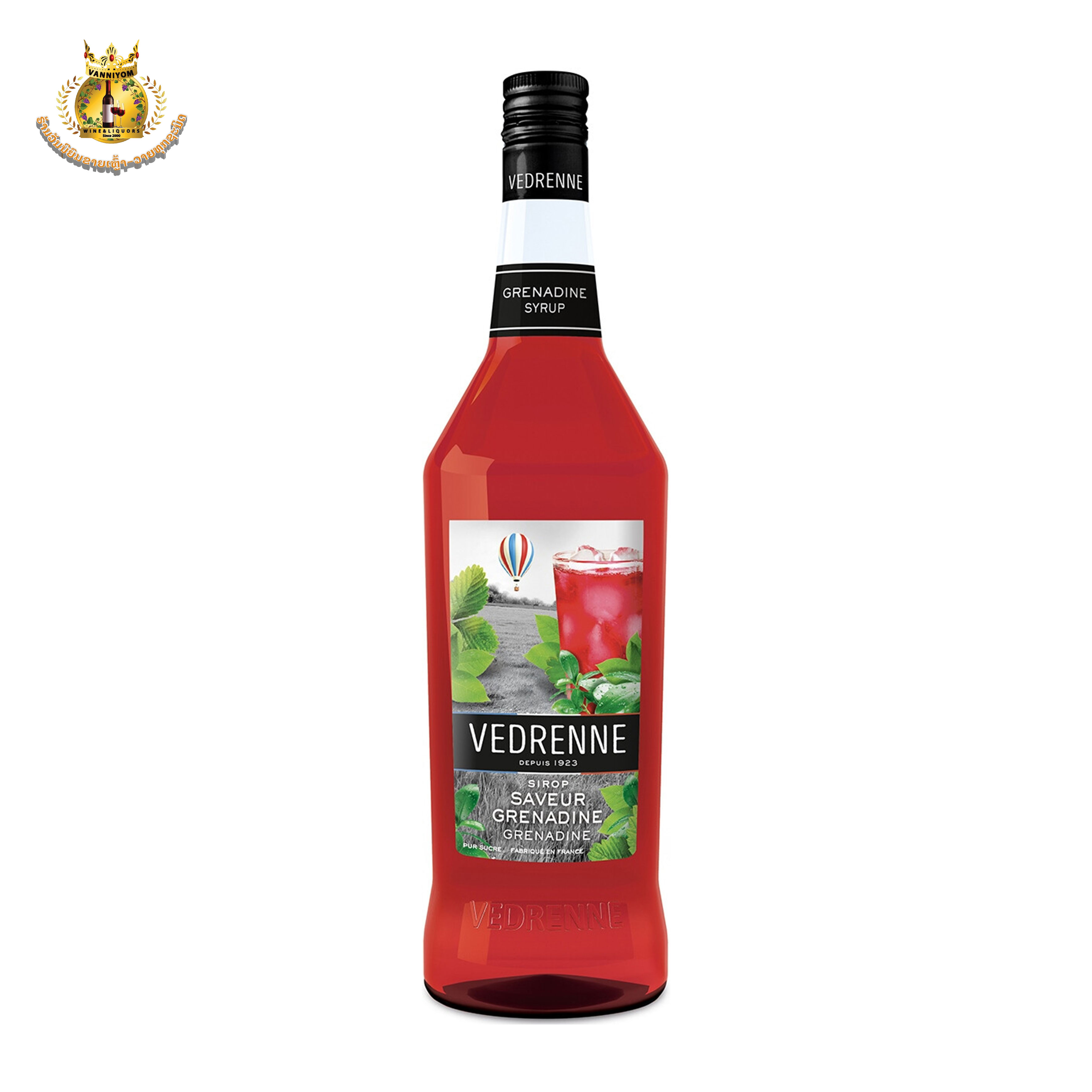 VEDRENNE SYRUP 1L GRENADINE - Vanniyom Wine